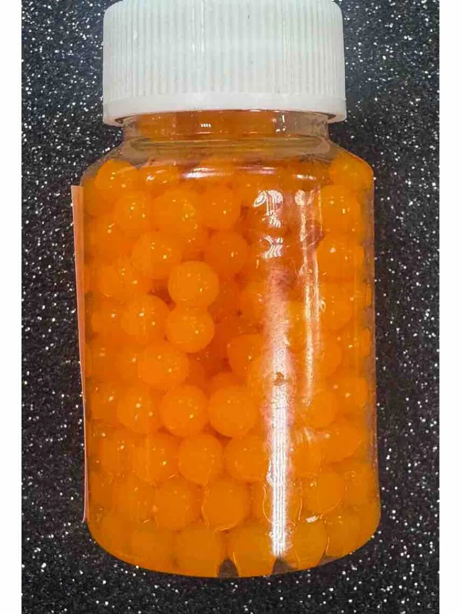 Икра силиконовая Ola-Riomar (6 мм, 65 гр, оранжевая