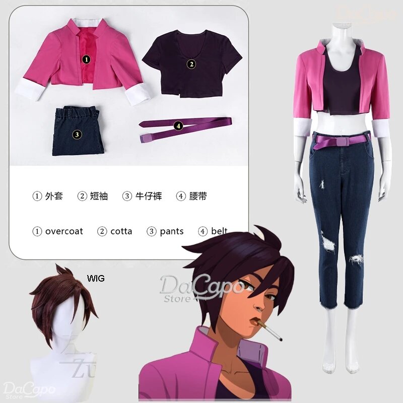 Костюм Game Invisigal Courtney, XL, Costume and wig