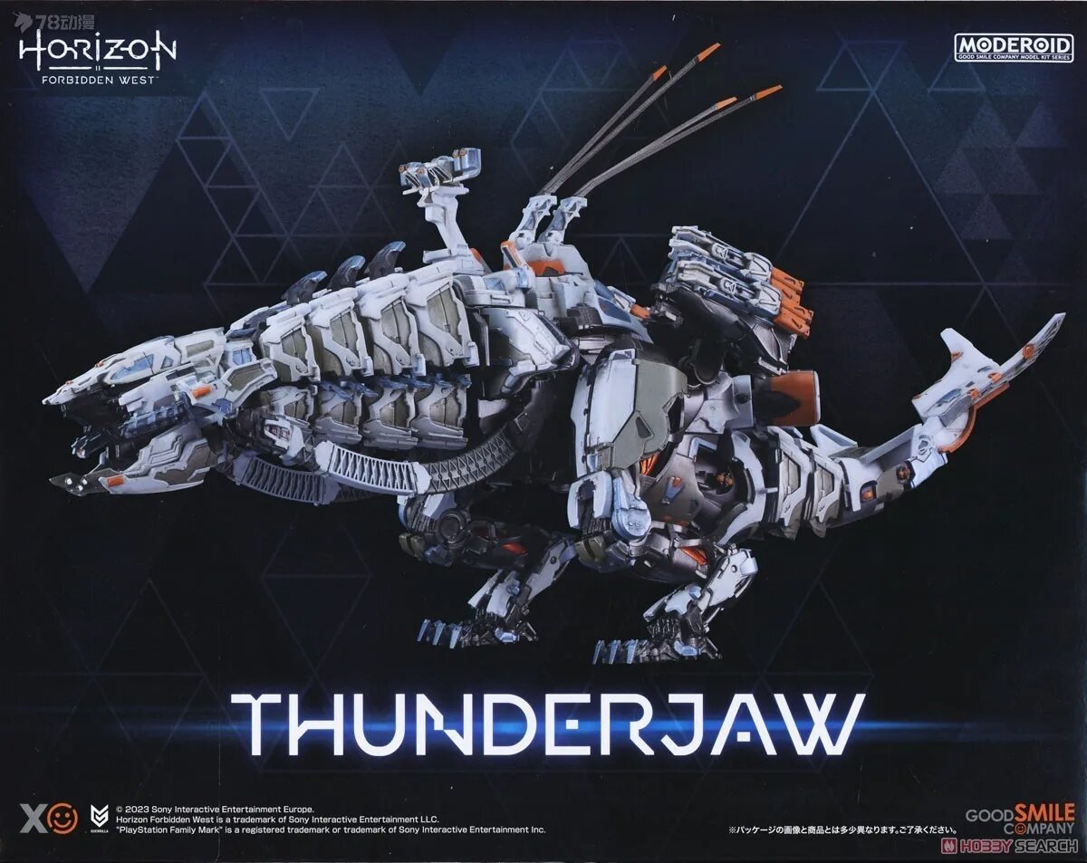 Оригинальный набор моделей MODEROID Horizon Forbidden West THUNDERTAW, экшн-фигурка в сборе, модель игрушки для мальчиков, 380 мм, пенопластовая коробка, отправки
