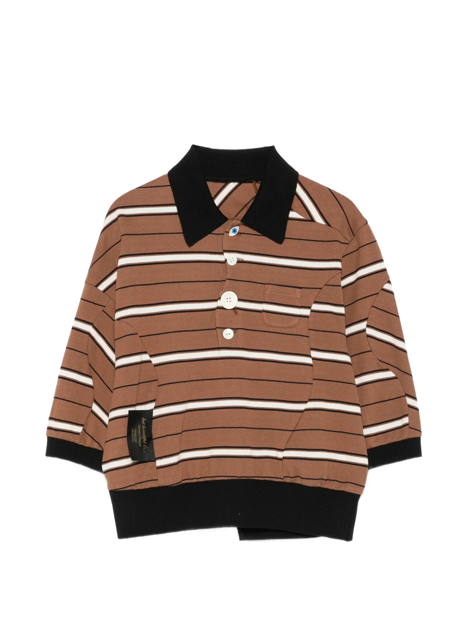 Топ Horizontal-stripe top