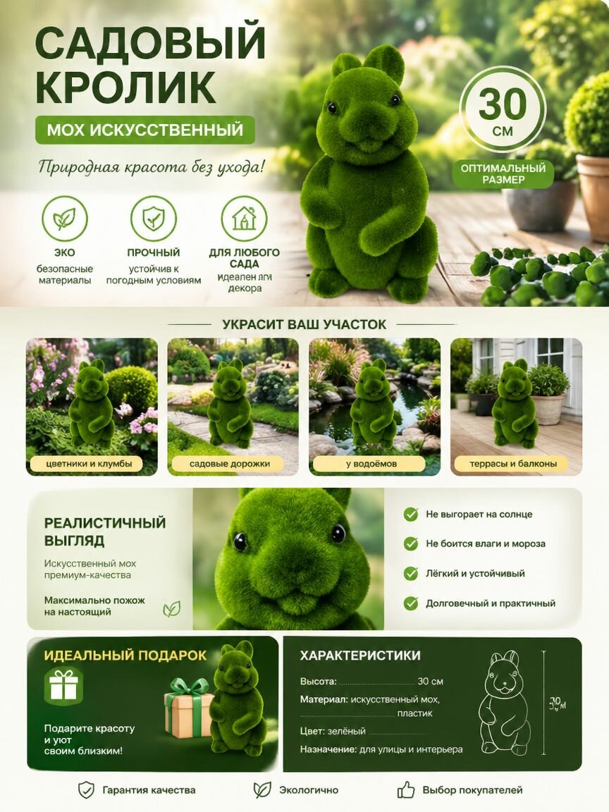 Фигурка садовая — фото 1