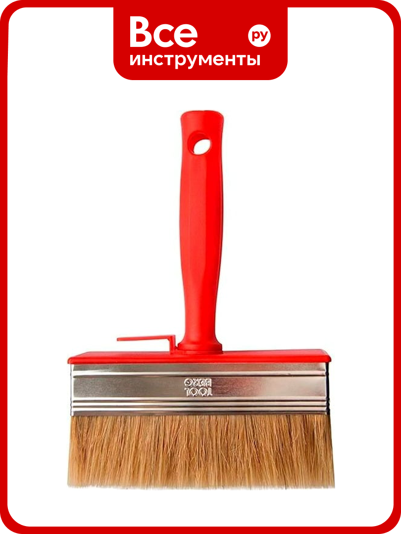 Кисть ракля Toolberg 5х15 см, белая 0106115