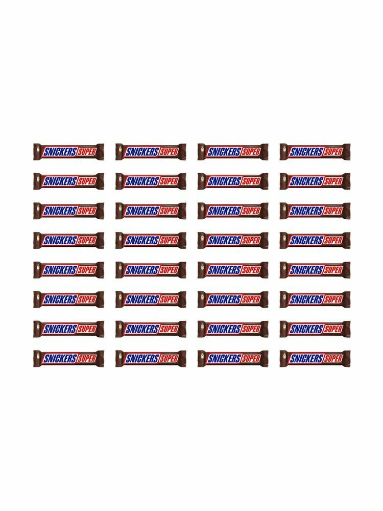Snickers Батончик шоколадный Super, 80 г, 32 шт
