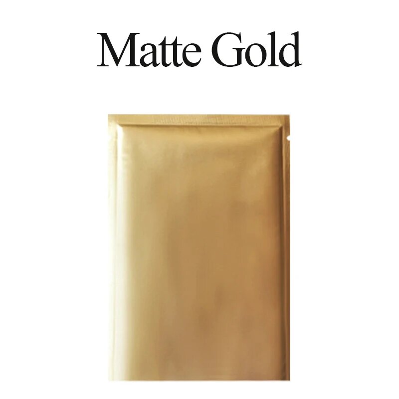 Пакеты для хранения из алюминиевой фольги 100 шт. Бежевый, Matte Gold, 12x18cm
