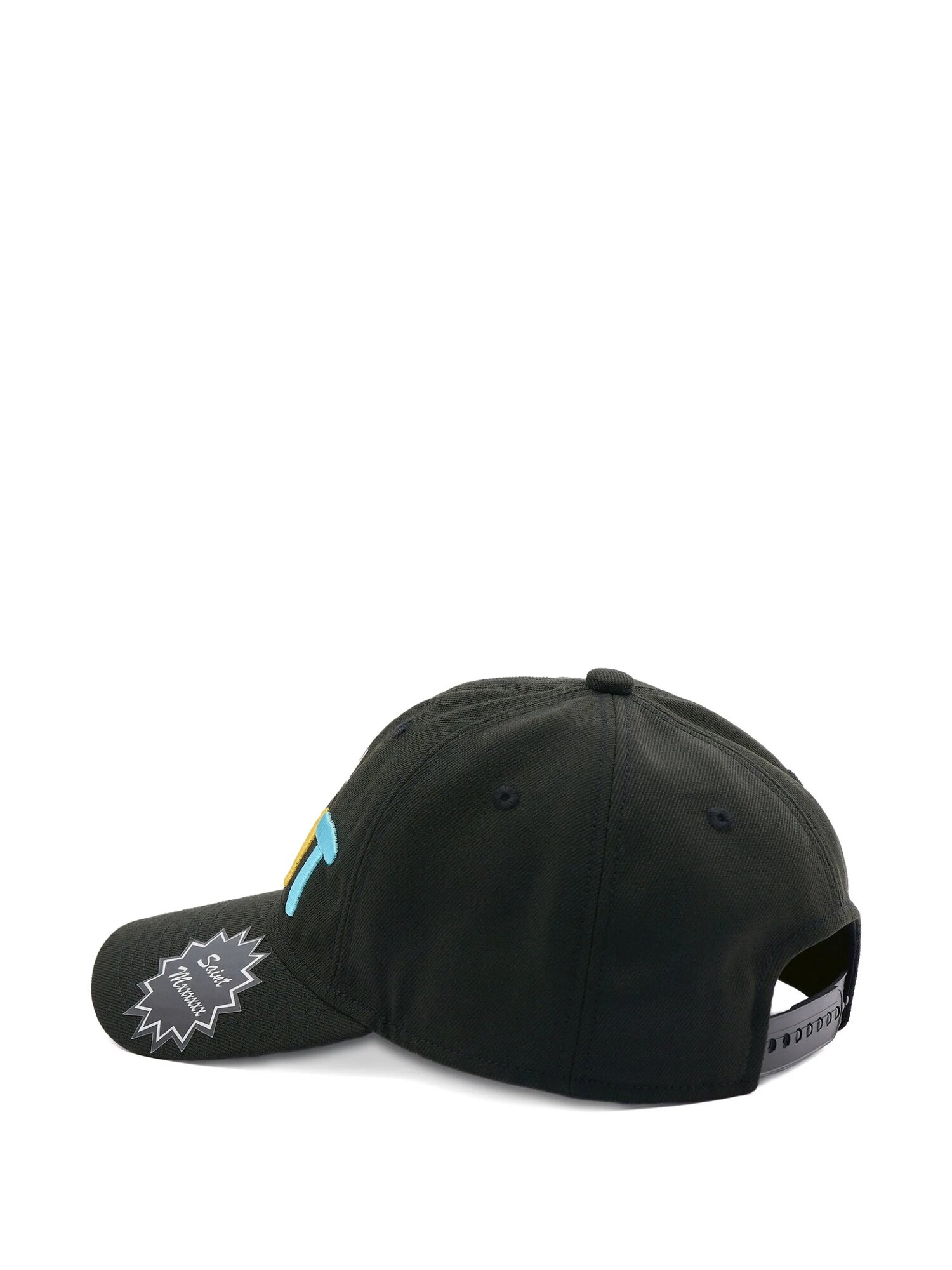 Шапка Saint MX6 Embroidered-logo baseball cap для мальчиков, размер OneSize, black/black — фото 1