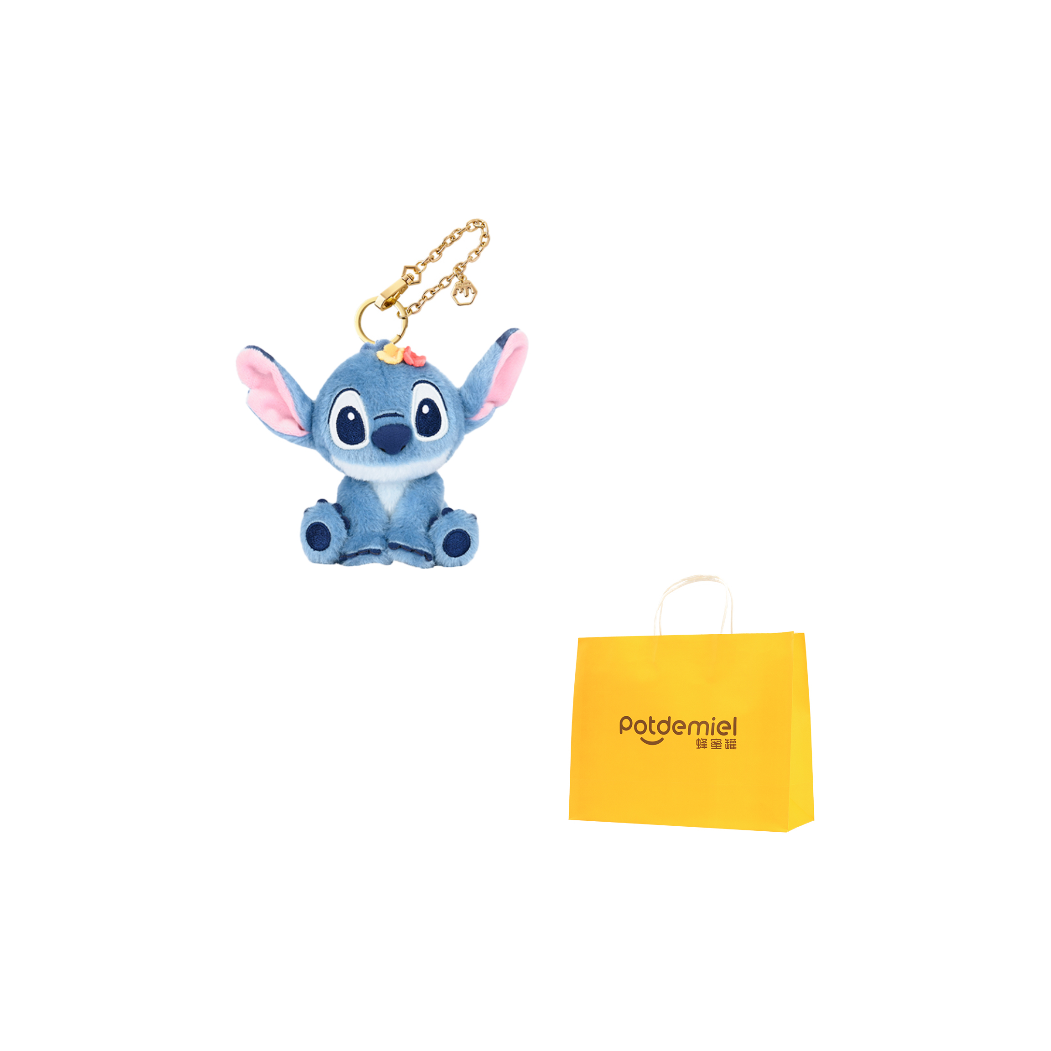POTDEMIEL X Disney Лотсо Q Милый стиль Сопровождающая кукла Плюшевый украшение H8cm 12cm