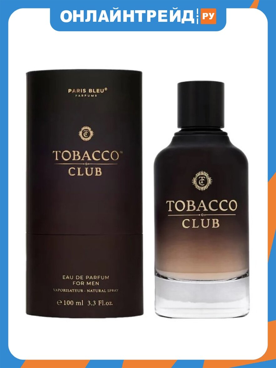 Мужская парфюмерная вода Paris Bleu Parfums Tobacco Club 100 мл