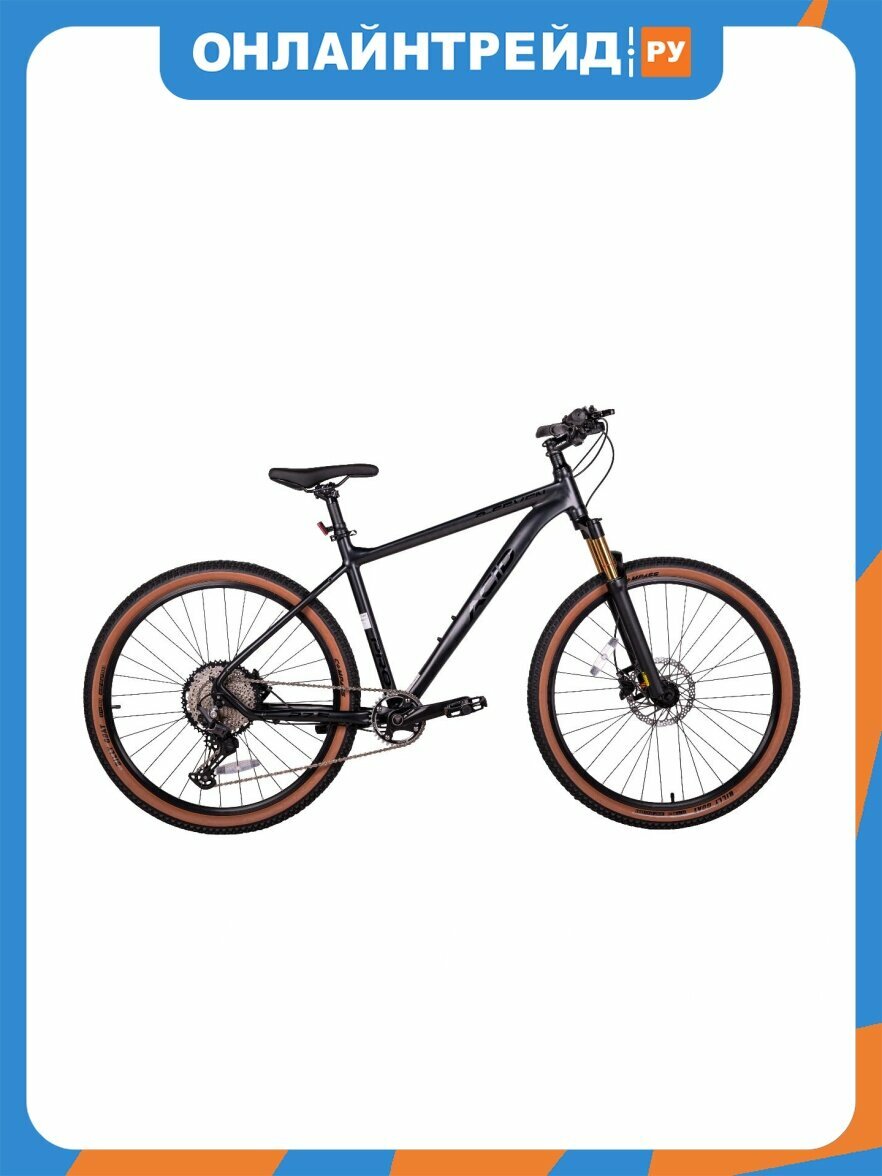 Горный велосипед Acid 27,5" Pro R-Seven Black-flat/Black Oil Fork (groupsets Shimano Deore), рама 17"