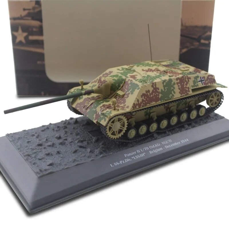 Масштабная модель танка 1/43 Panzer IV L/70 (Sd. Kfz.162/1) Jagdpanzer IV, из металла, собранная, коллекционная военная техника