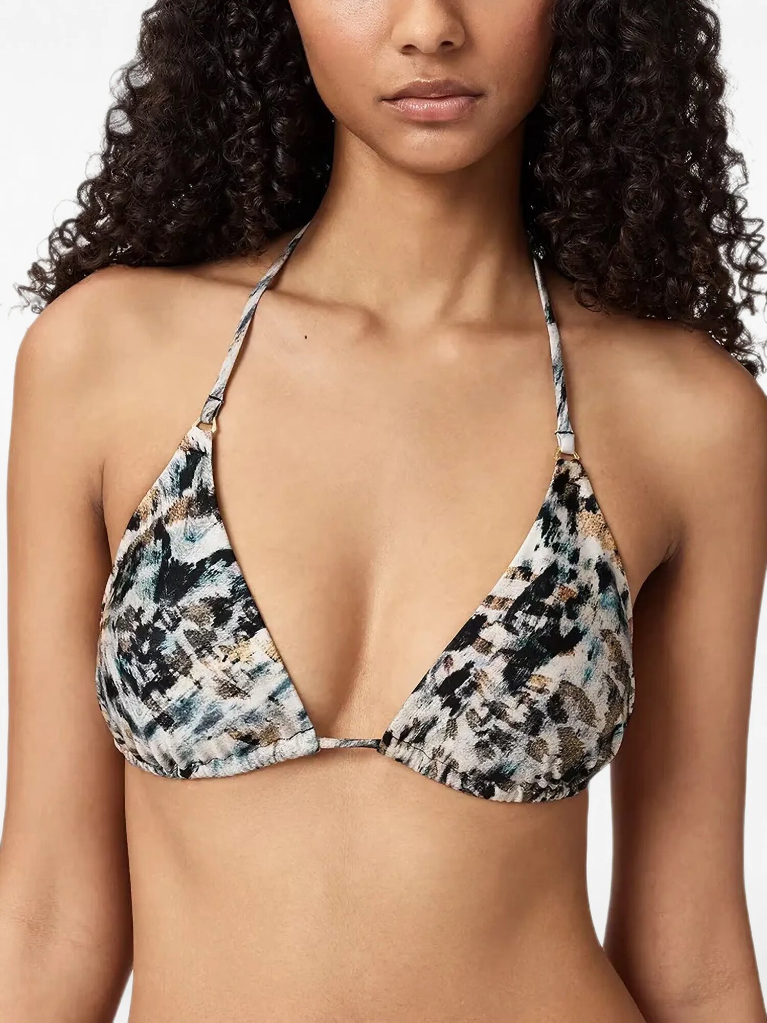 Купальник AllSaints Abstract-print tie-fastening bikini, размер 30 — фото 1