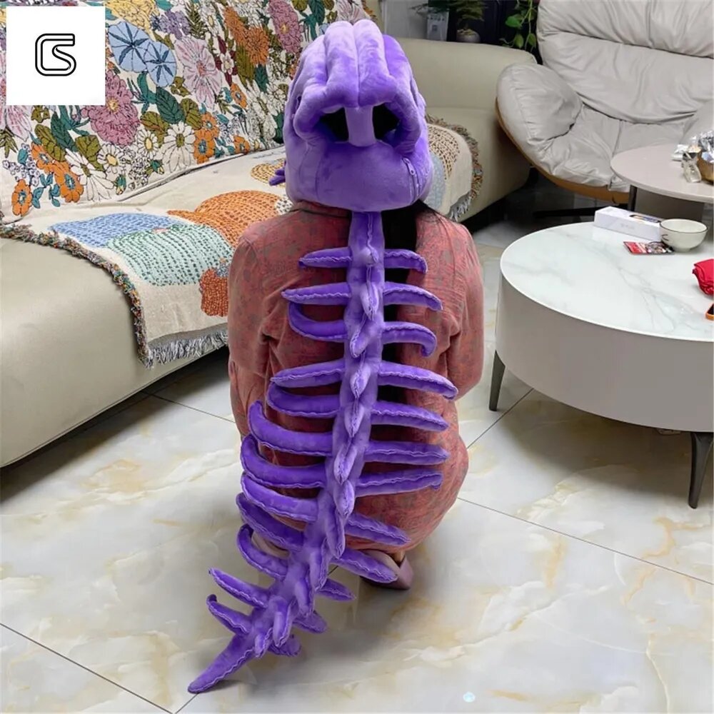Плюшевый головной убор со скелетом динозавра 90cm