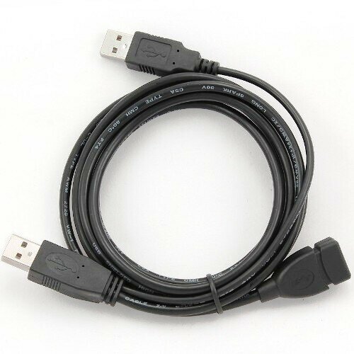 Кабель для подключения периферийных устройств USB-A M/F+M Cablexpert CCP-USB22-AMAF-6 удлинитель доп питание Y-кабель - кабель 1.8м
