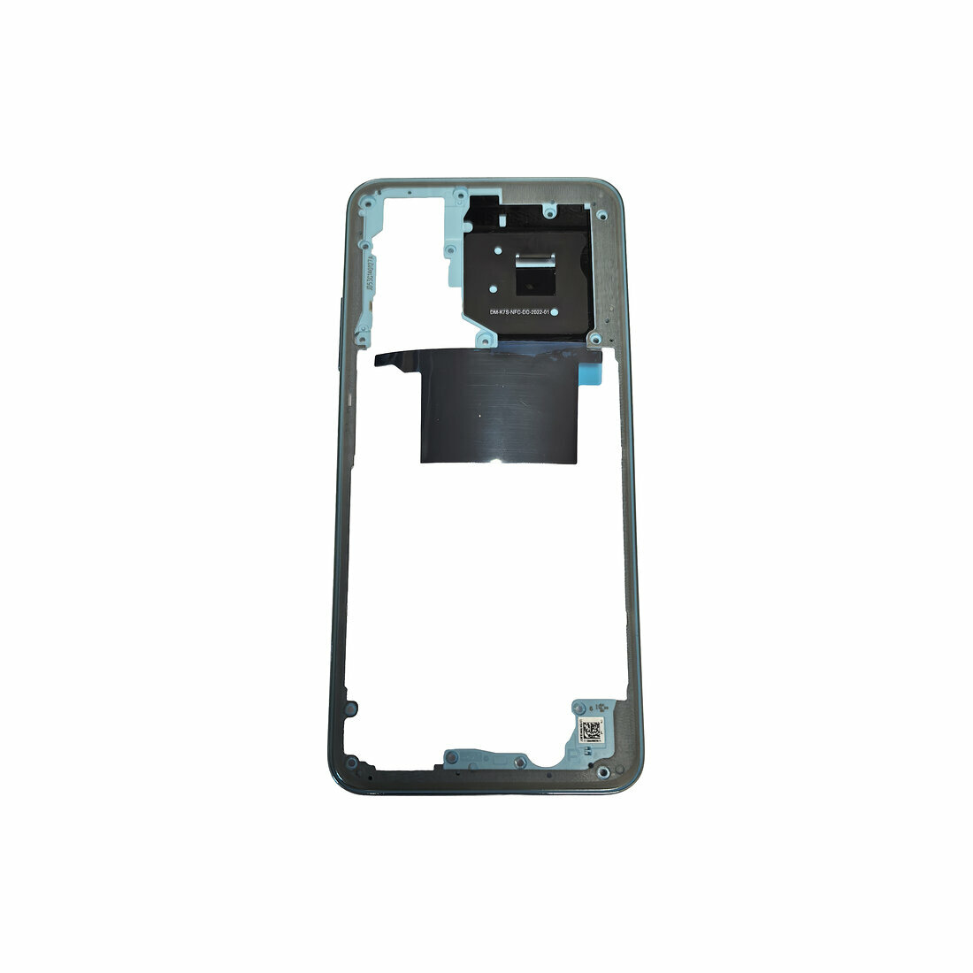 Средняя часть корпуса Xiaomi Redmi Note 11 NFC синяя