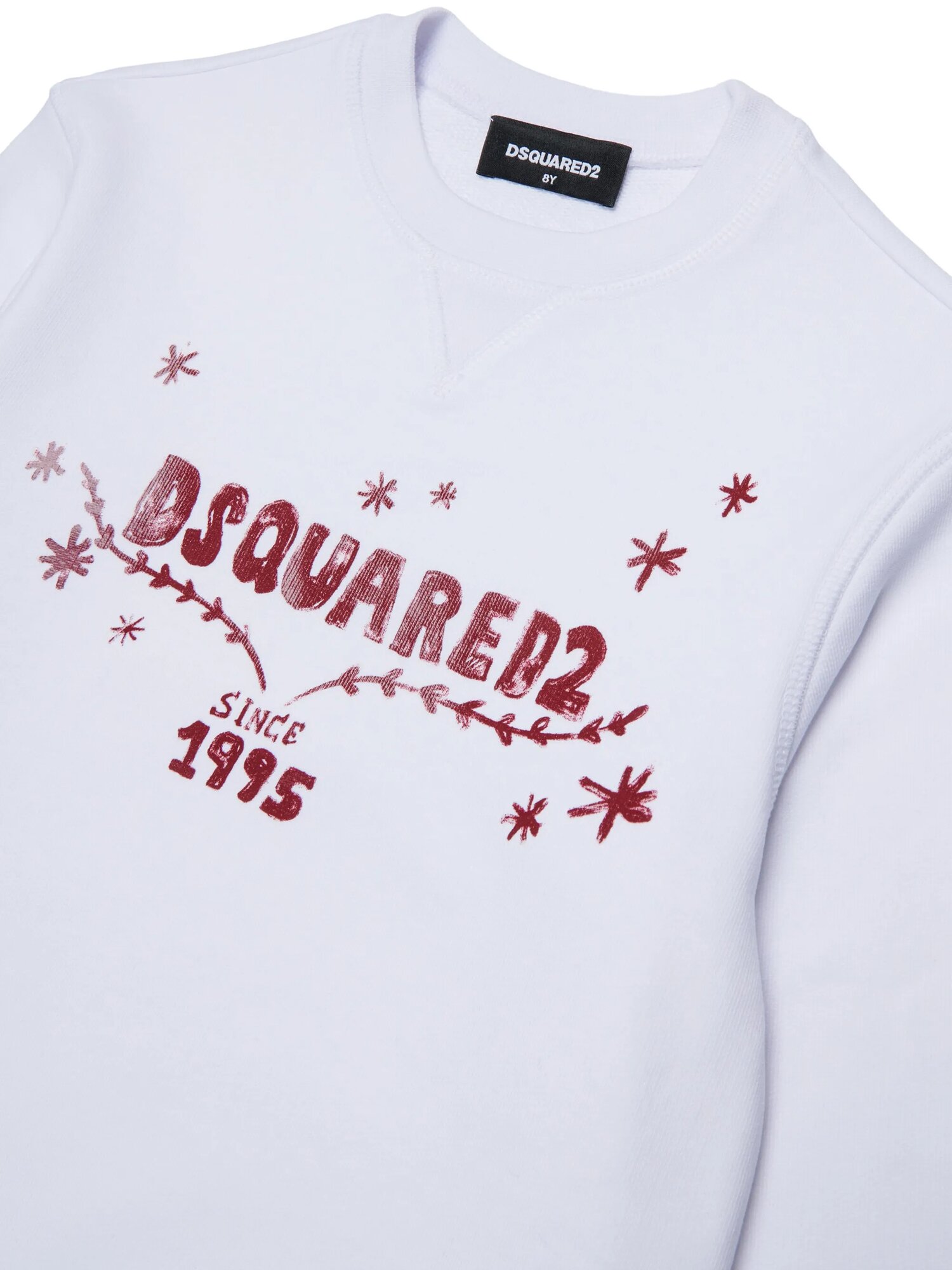 Толстовка DSQUARED2, размер 4 года, бежевый/белый — фото 1