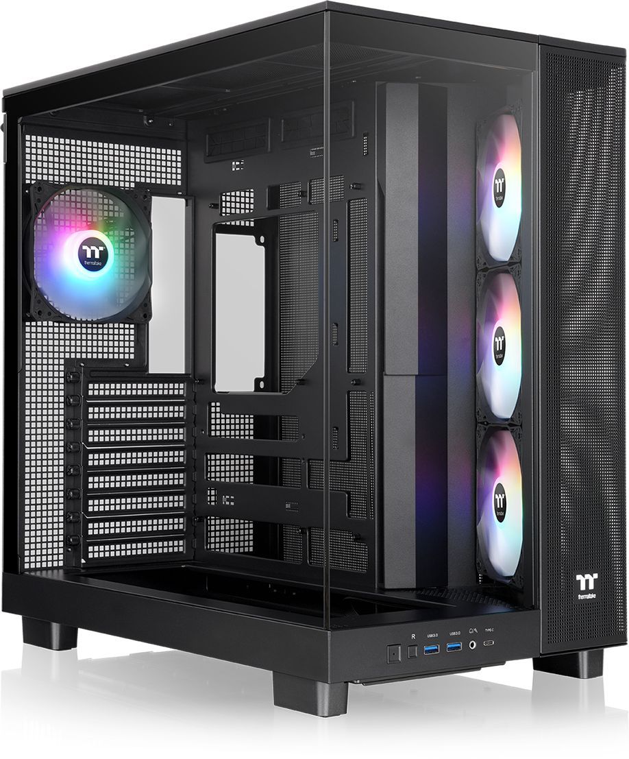 Корпус Thermaltake View 380 XL TG ARGB черный без БП