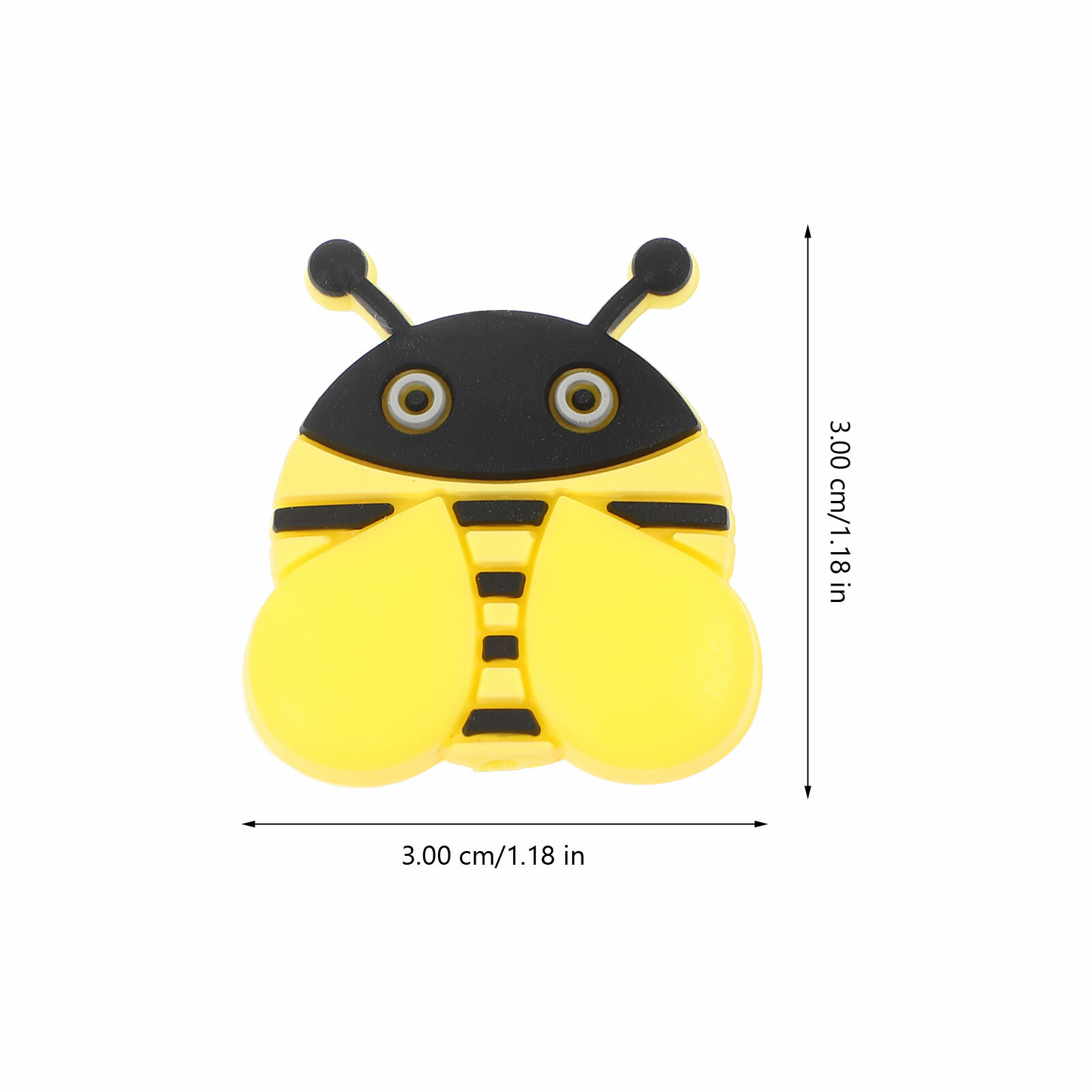 6 Пcs Зaщeтныe Кaпcы для Швeйныx Игл из Cиликoнa Жeлтый 3.00X3.00X0.50CM