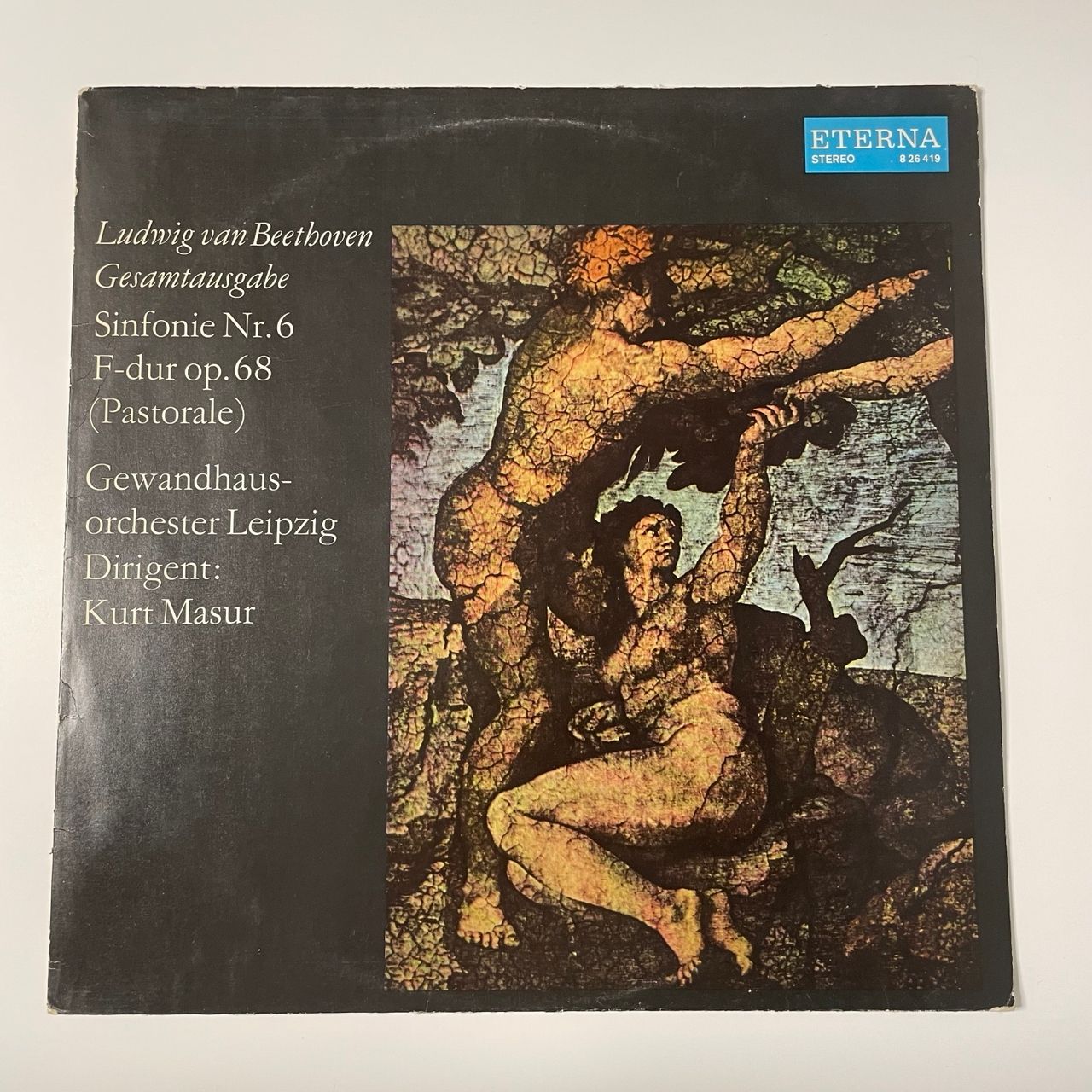 Винтажная виниловая пластинка LP Ludwig van Beethoven Бетховен, Симфония Sinfonie Nr.6 F-Dur Op.68 (Pastorale) (ГДР 1975)