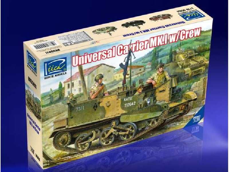 Сборная модель Riich Models RV35011 Британский БТР Universal Carrier Mk.I с экипажем, 1:35, Полный интерьер