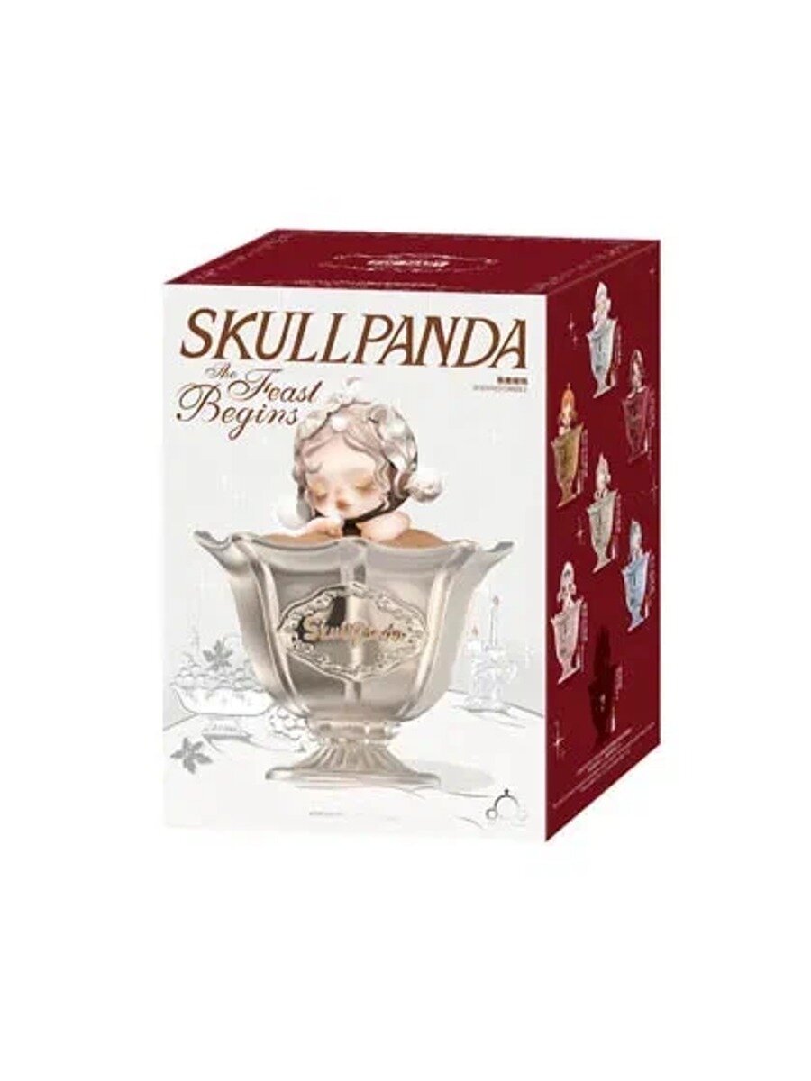 POP MART - SKULLPANDA The Feast Begins Series Scented Candle, Подарки, украшения комнат, 1 шт