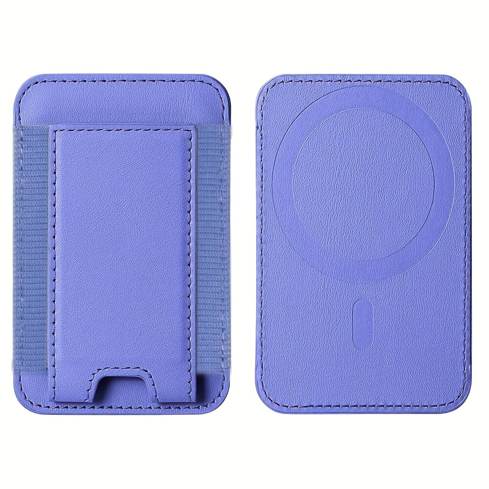 Магнитный кошелёк для смартфона, подходит для моделей iPhone 17/16/15/14/13/12, фиолетовый цвет