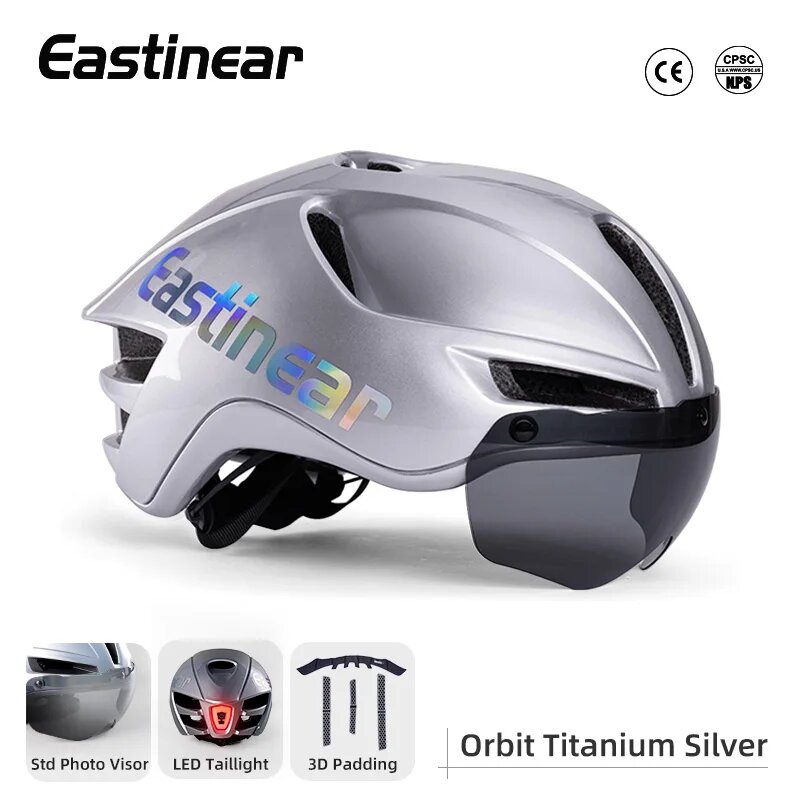 Eastinear легкий шлем для взрослых M(55-58CM), Ice silver