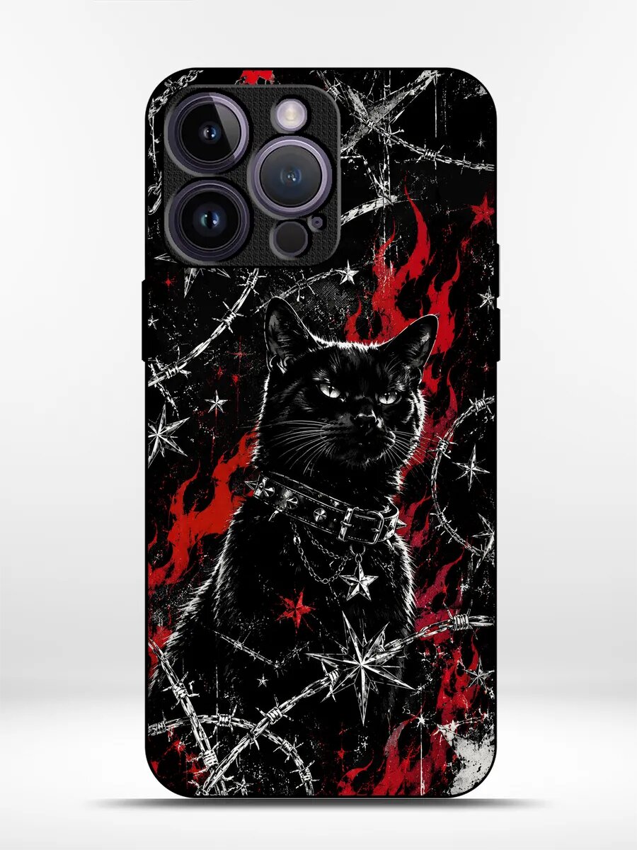 Чехол на iPhone 14 Pro Котяра