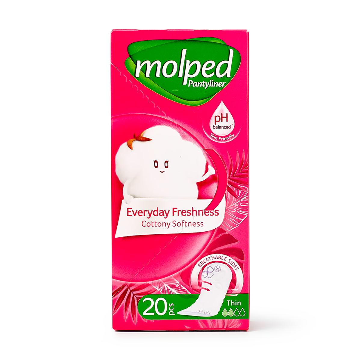Прокладки Molped Everyday Freshness Pantyliner, ежедневные, гипоаллергенные