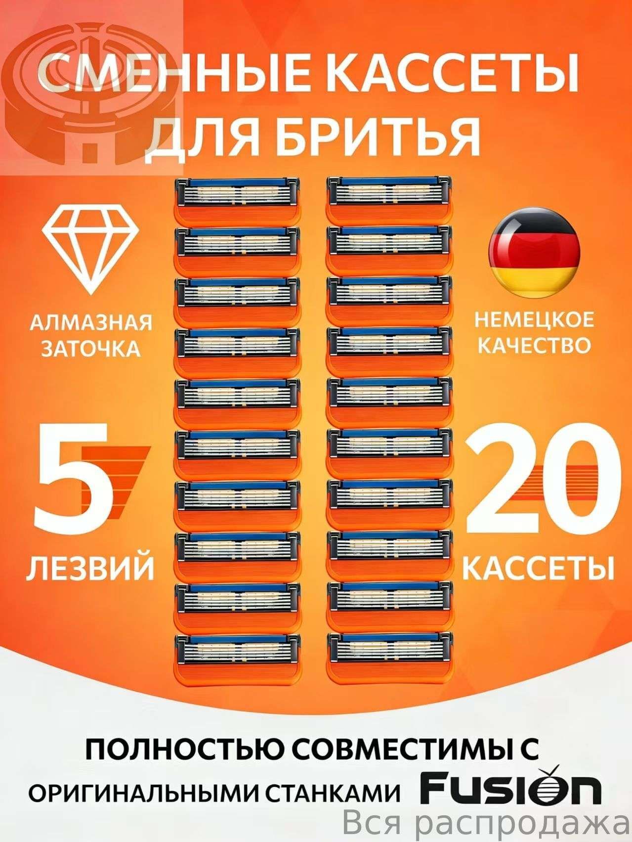 Сменные кассеты для бритвы