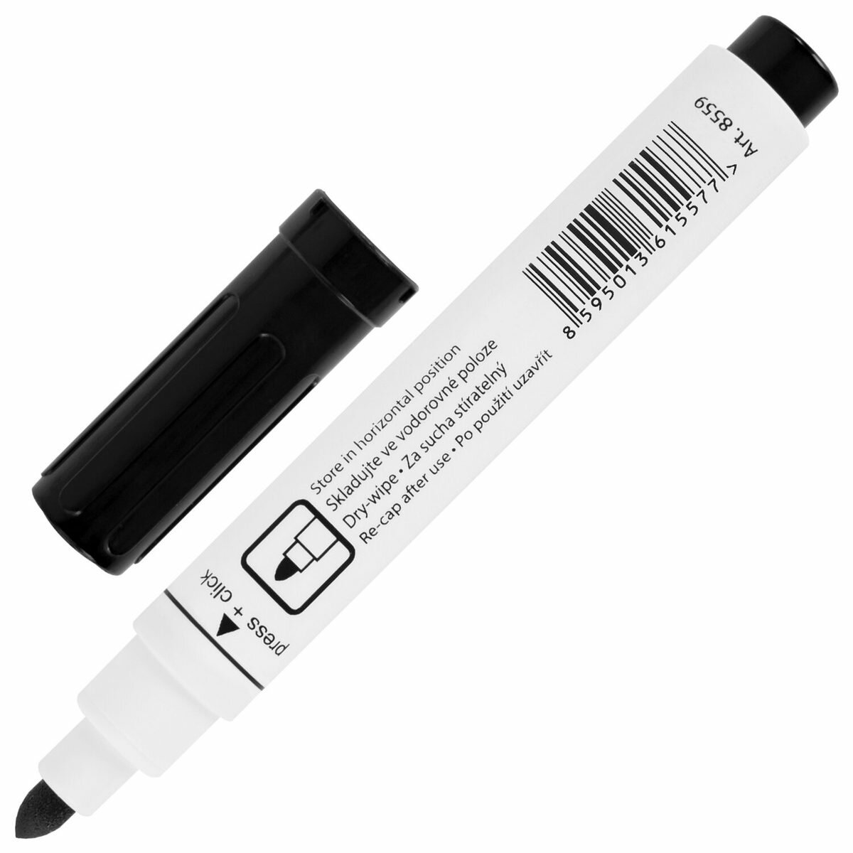 Маркер для досок Centropen 8559 (круглый наконечник, 2.5мм, черный) (5 8559 0112), 1шт.