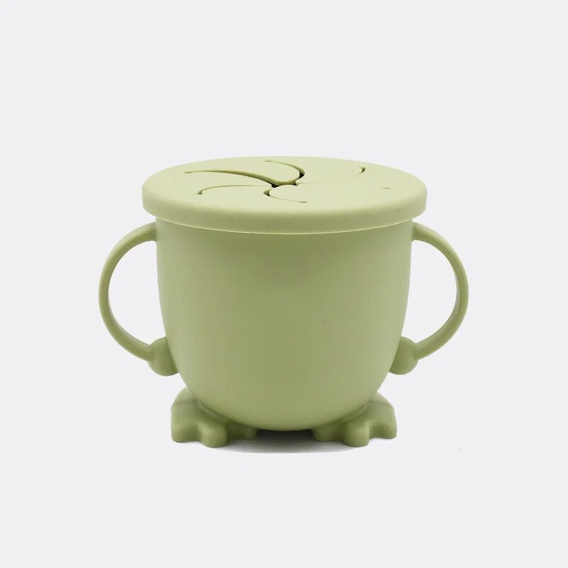 Детские силиконовые чашки для кормления Зеленый, Green