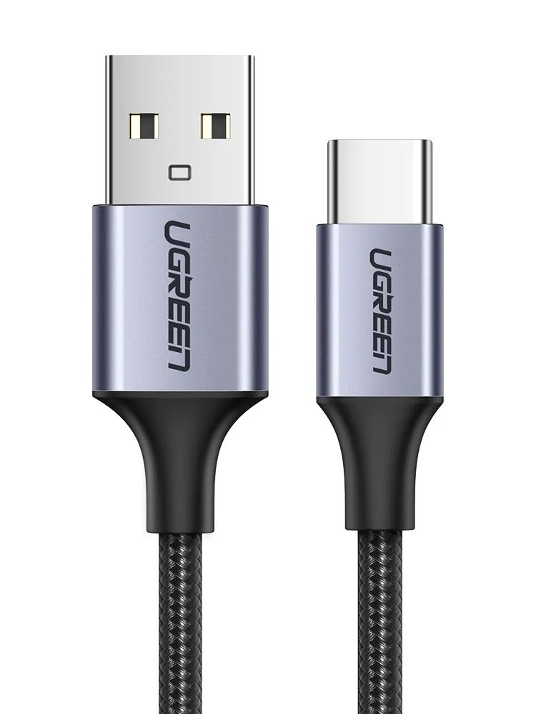 Кабель для мобильных устройств USB 2.0 Type-A/USB Type-C, 2 м, черный