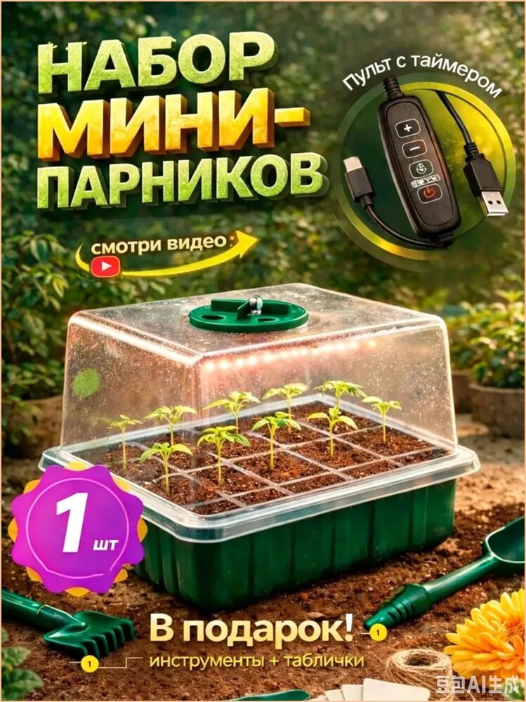 Парник, теплица мини abs пластик
