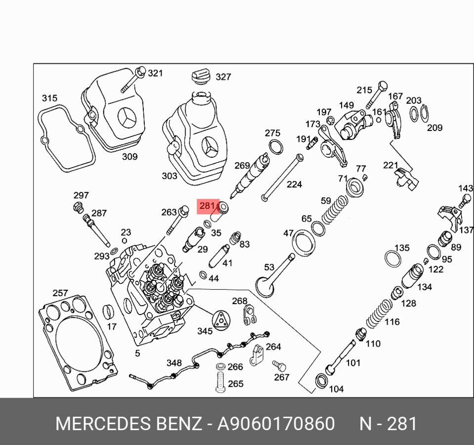 Кольцо уплотнительное форсунки org (Mercedes 9060170860)