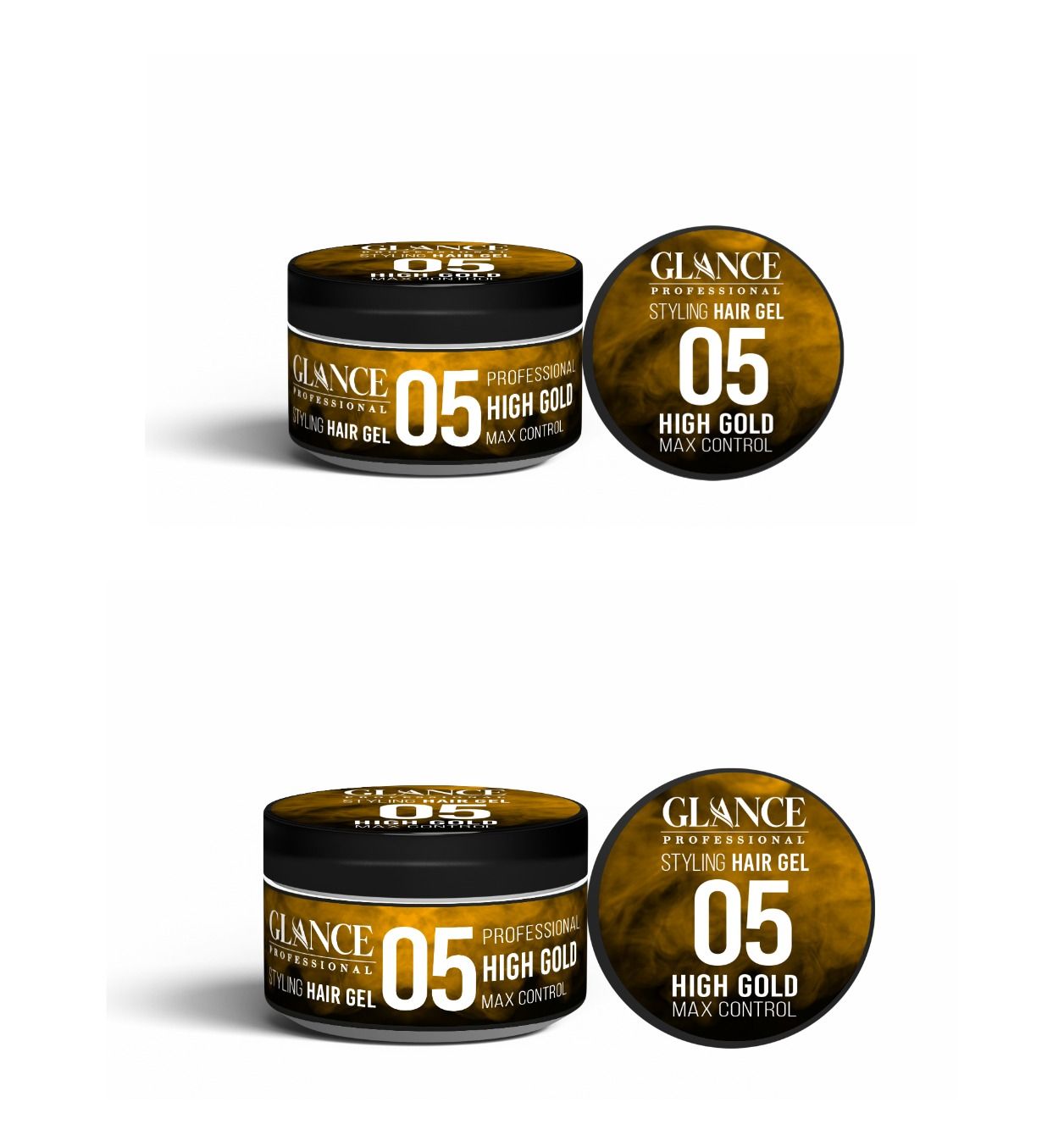 Glance Professional Гель для укладки волос, 05, 300 мл, 2 штуки.