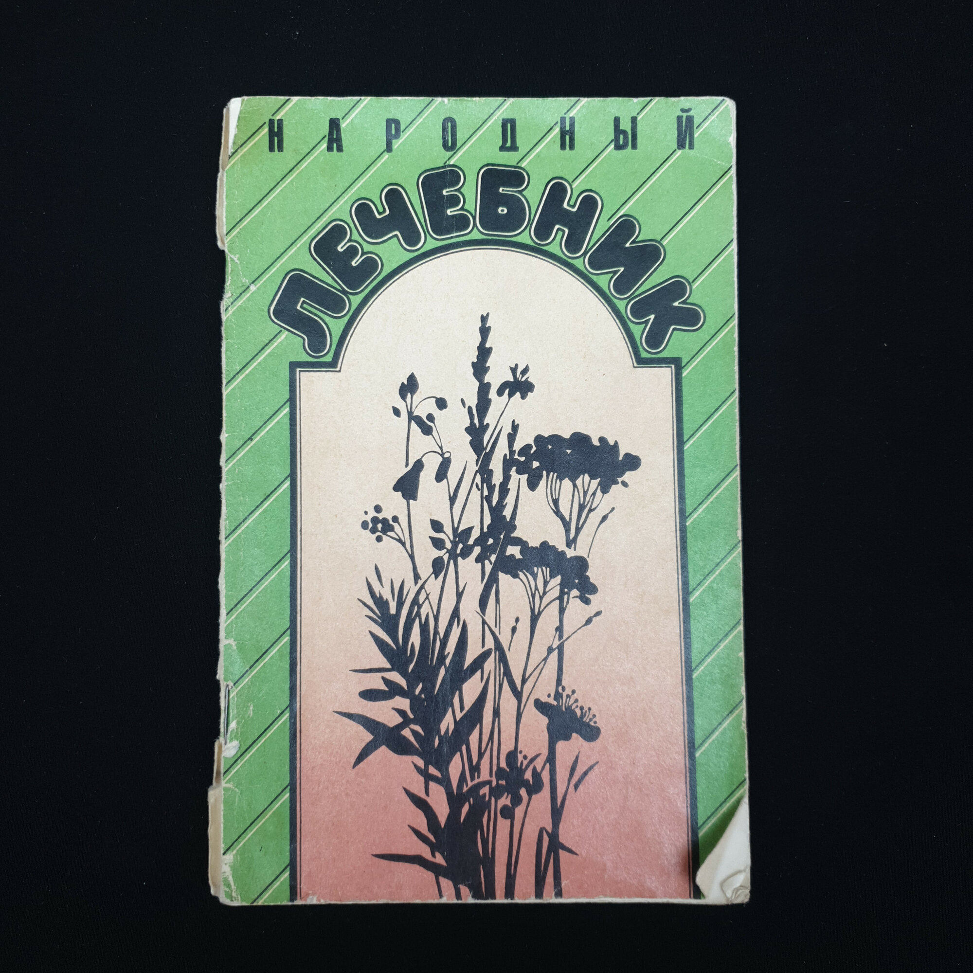 Книга винтажная, СССР. Народный лечебник, Петр Куренной, издательство Мистецтво, Киев