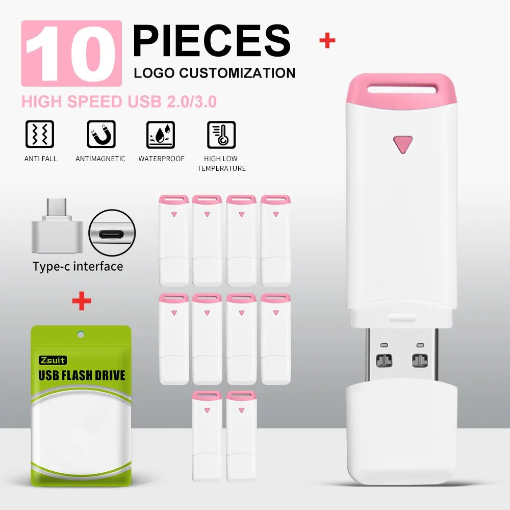 USB флешки Z－suit 1ГБ-16ГБ Розовый, usb 2.0-16GB, Розовый