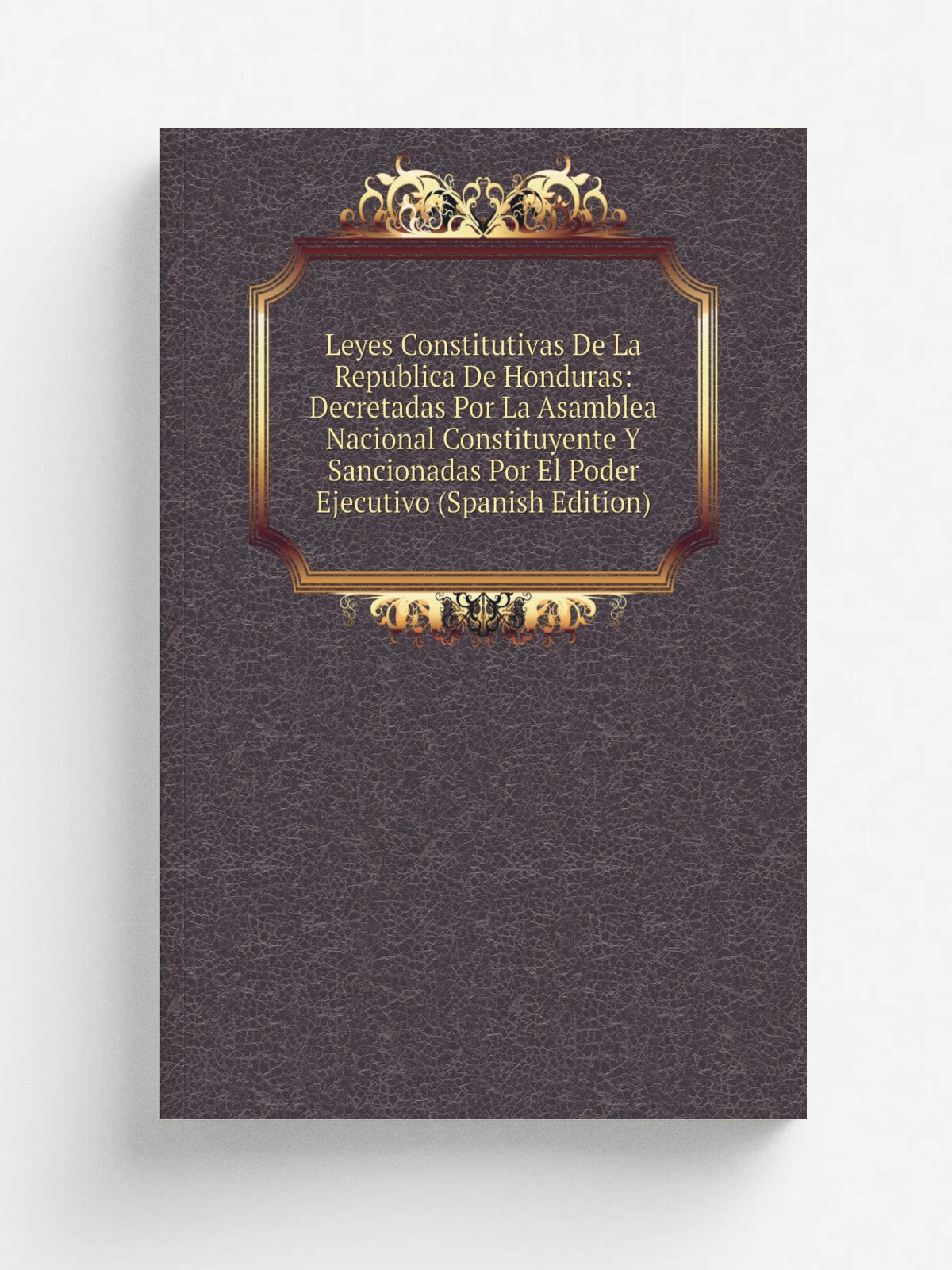 Leyes Constitutivas De La Republica De Honduras: Decretadas Por La Asamblea Nacional Constituyente Y Sancionadas Por El Poder Ejecutivo (Spanish Edit…