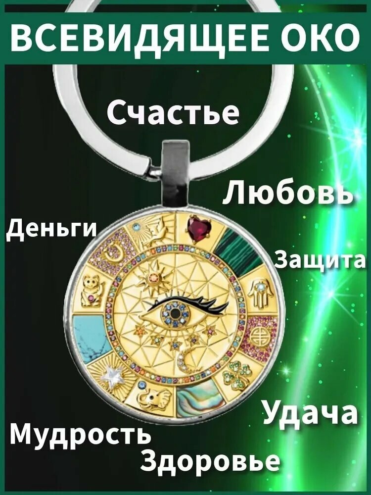 Амулет Всевидящее Око в стиле бохемиан, Трансграничный брелок для ключей Horus Eye