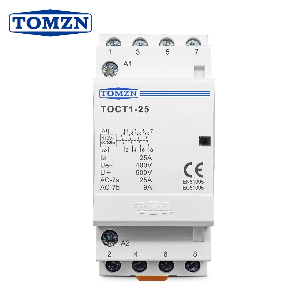 TOMZN Контактор TOCT1 25А 220В 4NO, 220V