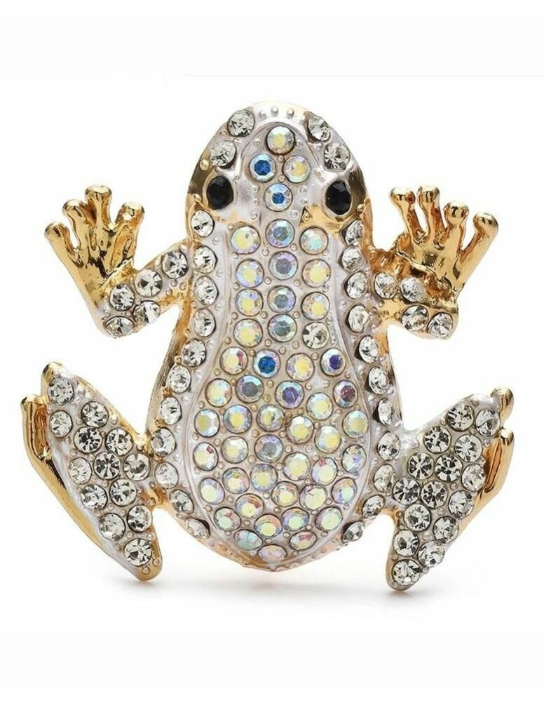 Брошь, стразы