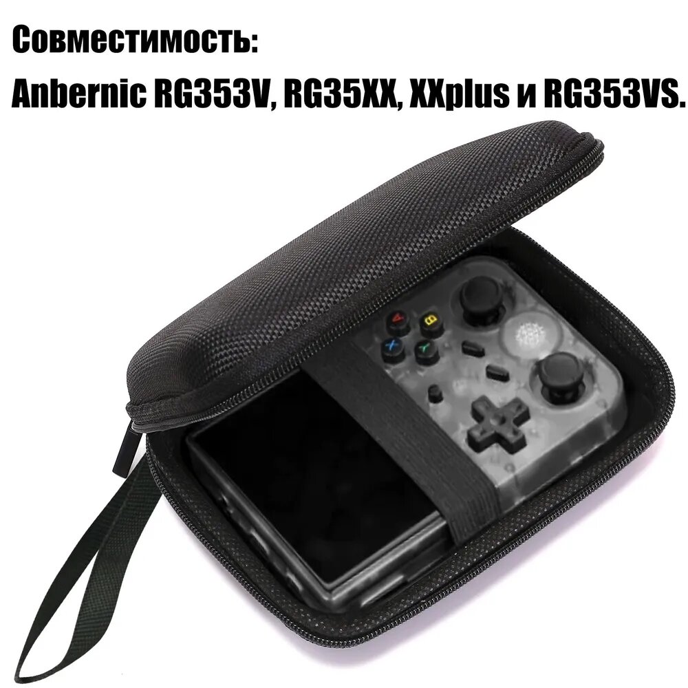 Совместимость: Чехол для хранения подходит для игровых консолей Anbernic RG353V, RG35XX, XXplus и RG353VS.