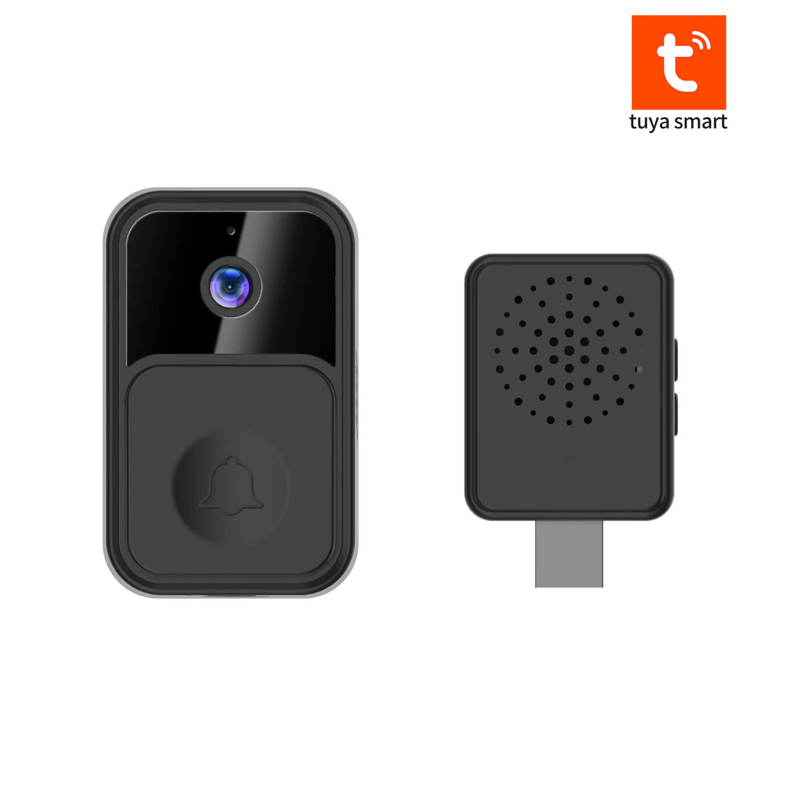 Видеодомофон TUYA с низким энергопотреблением, беспроводной Wi-Fi, HD, умная система безопасности для дома, интерком Tuya, кросс-бордер