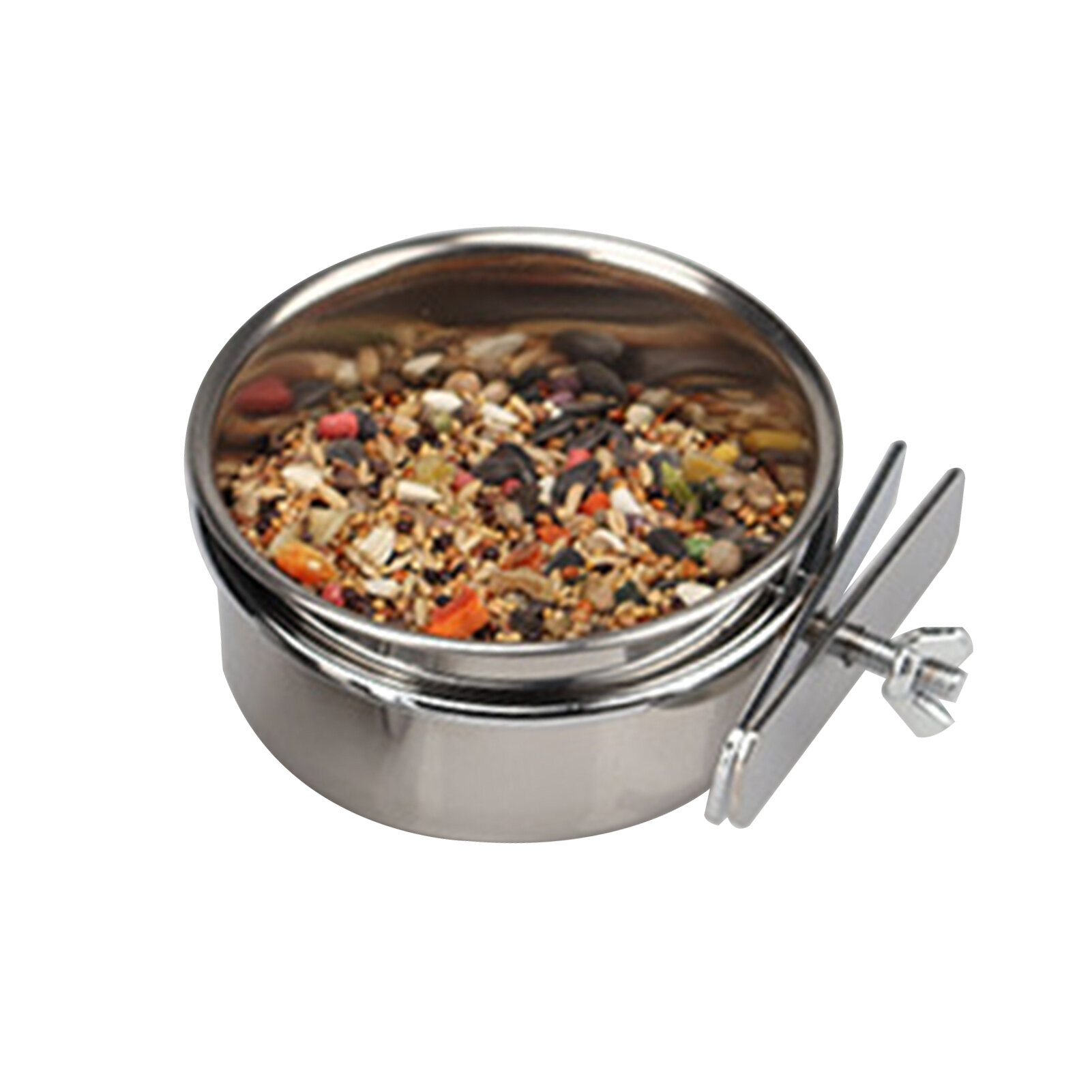 Кормушка Для Птиц Из Нержавеющей Стали: 3 Размера Для Безопасности И Долговечности - Поилка Для Попугаев С Удобным Зажимом Для Клетки Коробка Для Кормления Волнистых Попугайчиков И Корелл