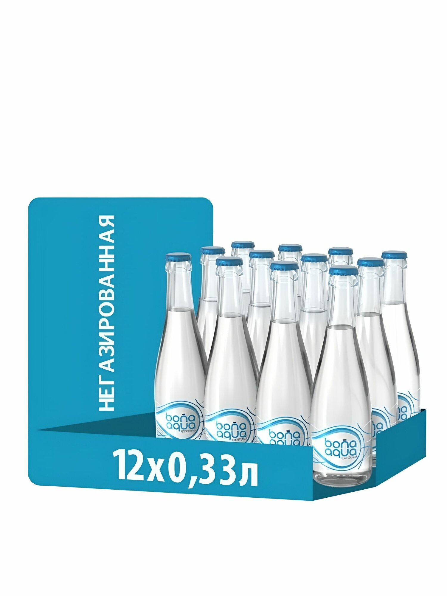Вода питьевая негазированная BonaAqua 330 мл х 12 шт