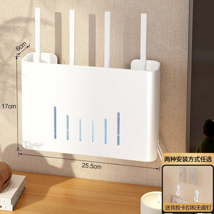 Стойка для роутера без сверления, настенный держатель для ТВ-бокса, WiFi-хранилище, настенная полка