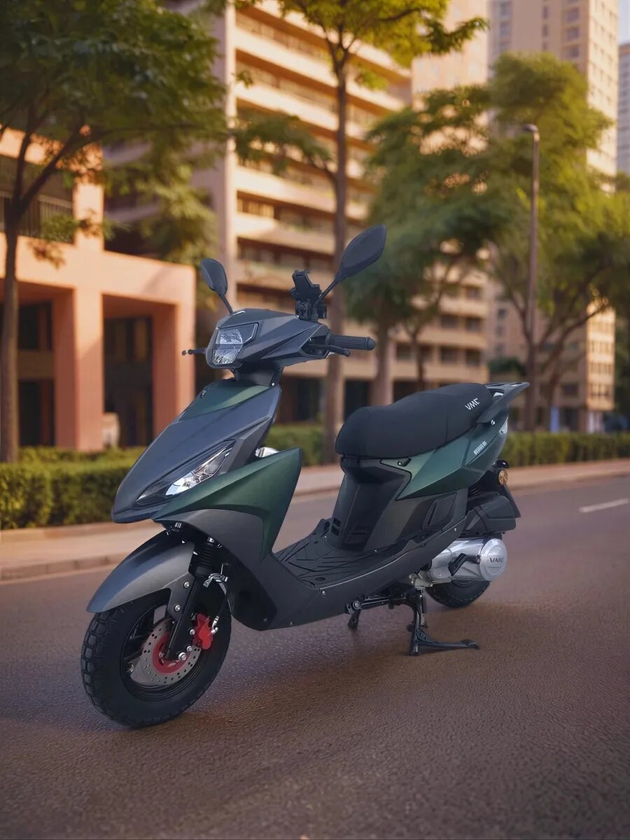 Скутер VMC Corsa RS 150 (49,9) см3, зеленый матовый