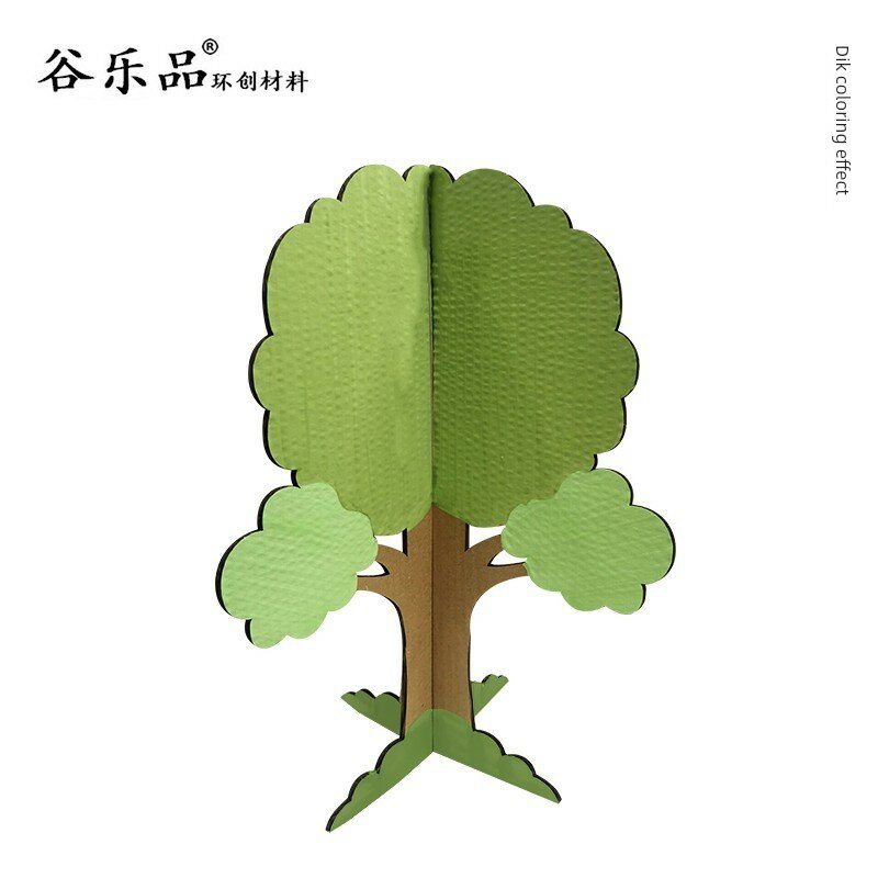 Gulipin оригинальный ручной работы DIY угловой макет места стены класса с газоном стерео дерево картон материал Высокий