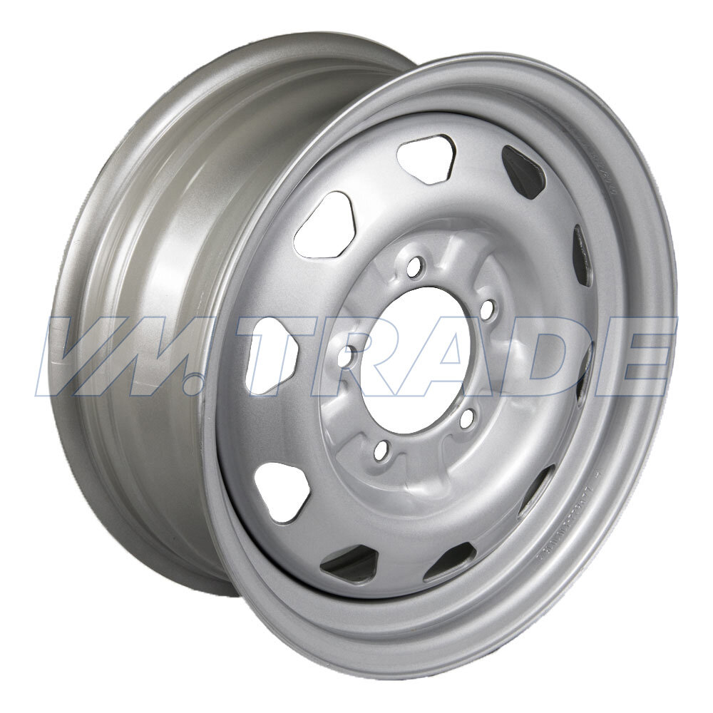 Диск колеса штамп R16х6.5J, PCD 5x139.7, ET40, DIA108,5 - УАЗ Patriot, 3741 (буханка) серебристый "Оригинал"