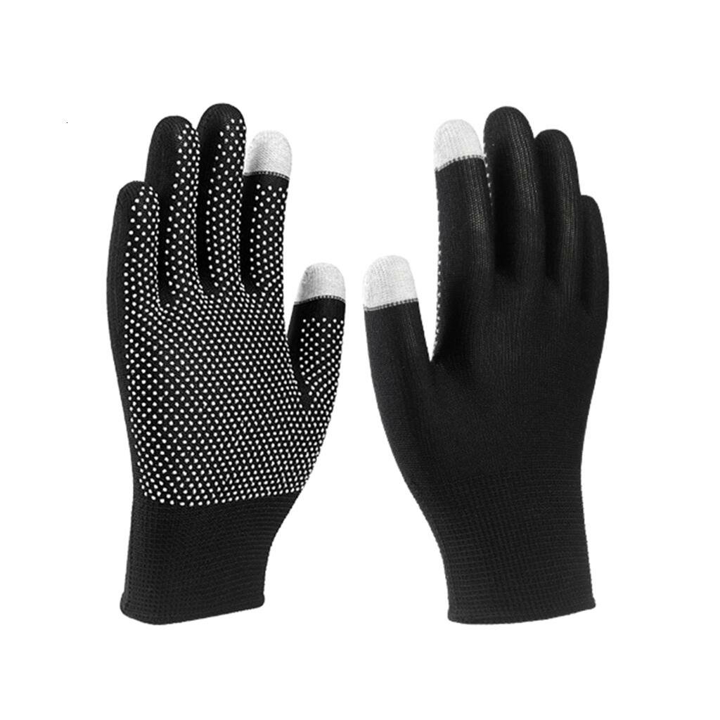 Тонкие защитные перчатки с противоскользящим покрытием, Дышащая одежда для рук, сенсорный дисплей, армированный углеродным волокном, для строительства и электроники