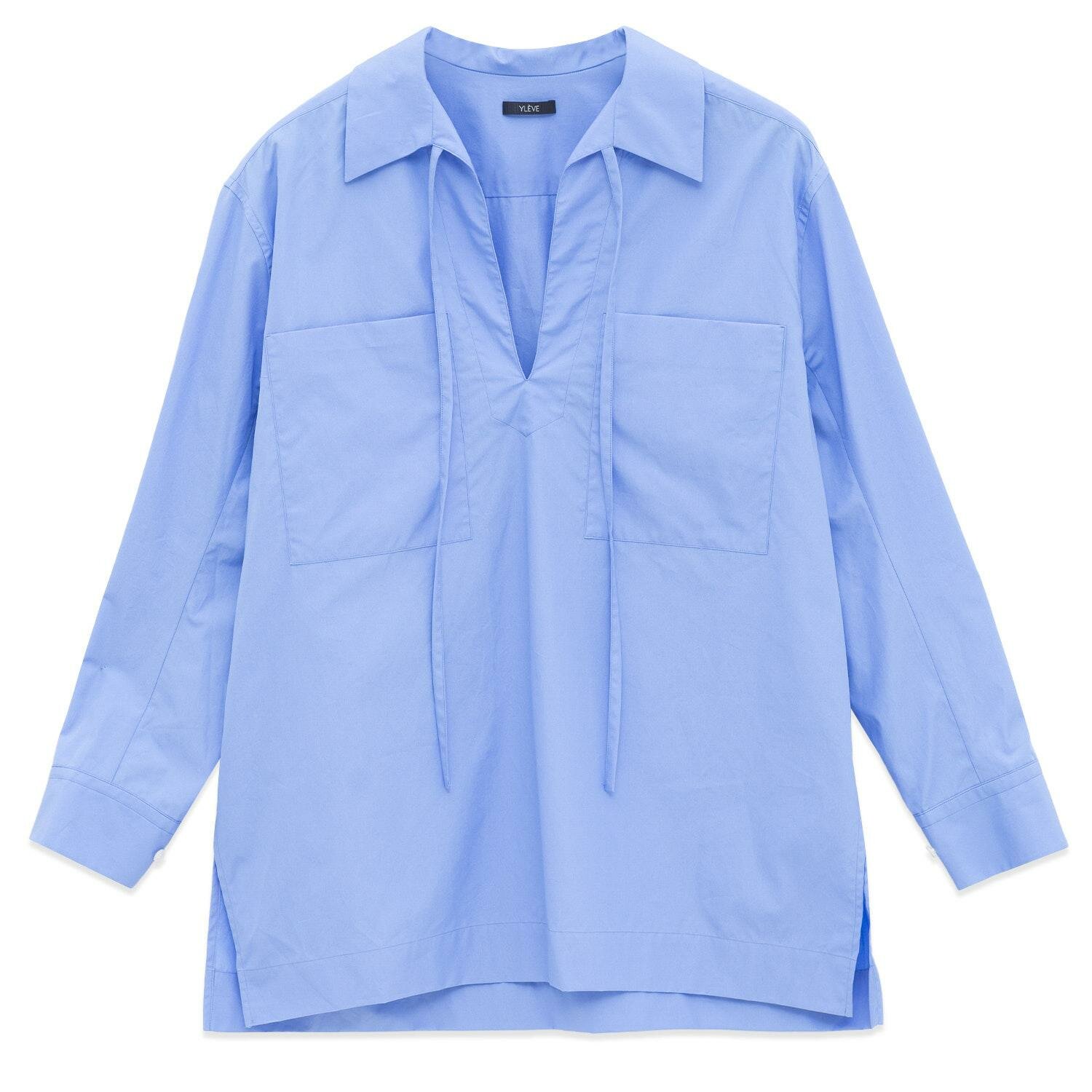 Блуза БЛУЗКА YLEVE COTTON TYPEWRITER P/O SH